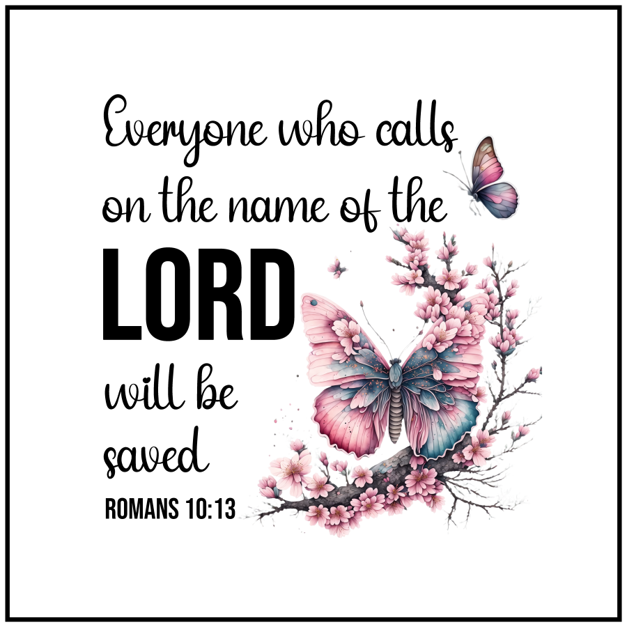 Butterfly Faith Scripture Squares 9pc Mini Panel Set – Heavenly Fabric Shop