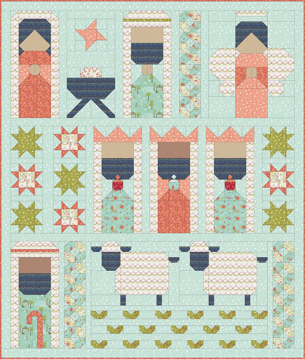 The Nativity Quilt Pattern Heavenly Fabric Shop