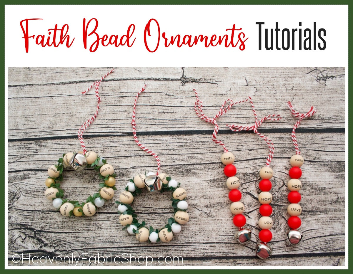Easy Wooden Faith Beads Ornaments – Heavenly Fabric Shop