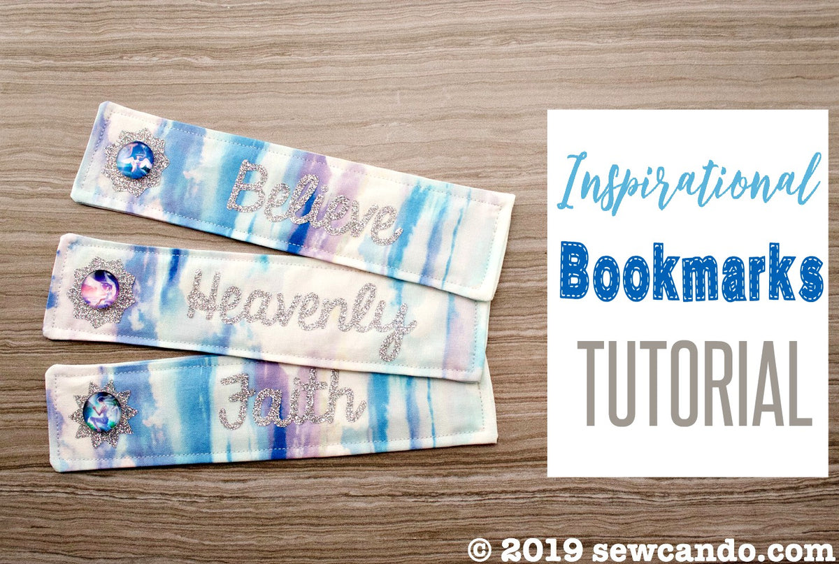 DIY Inspirational Message Bookmarks – Heavenly Fabric Shop