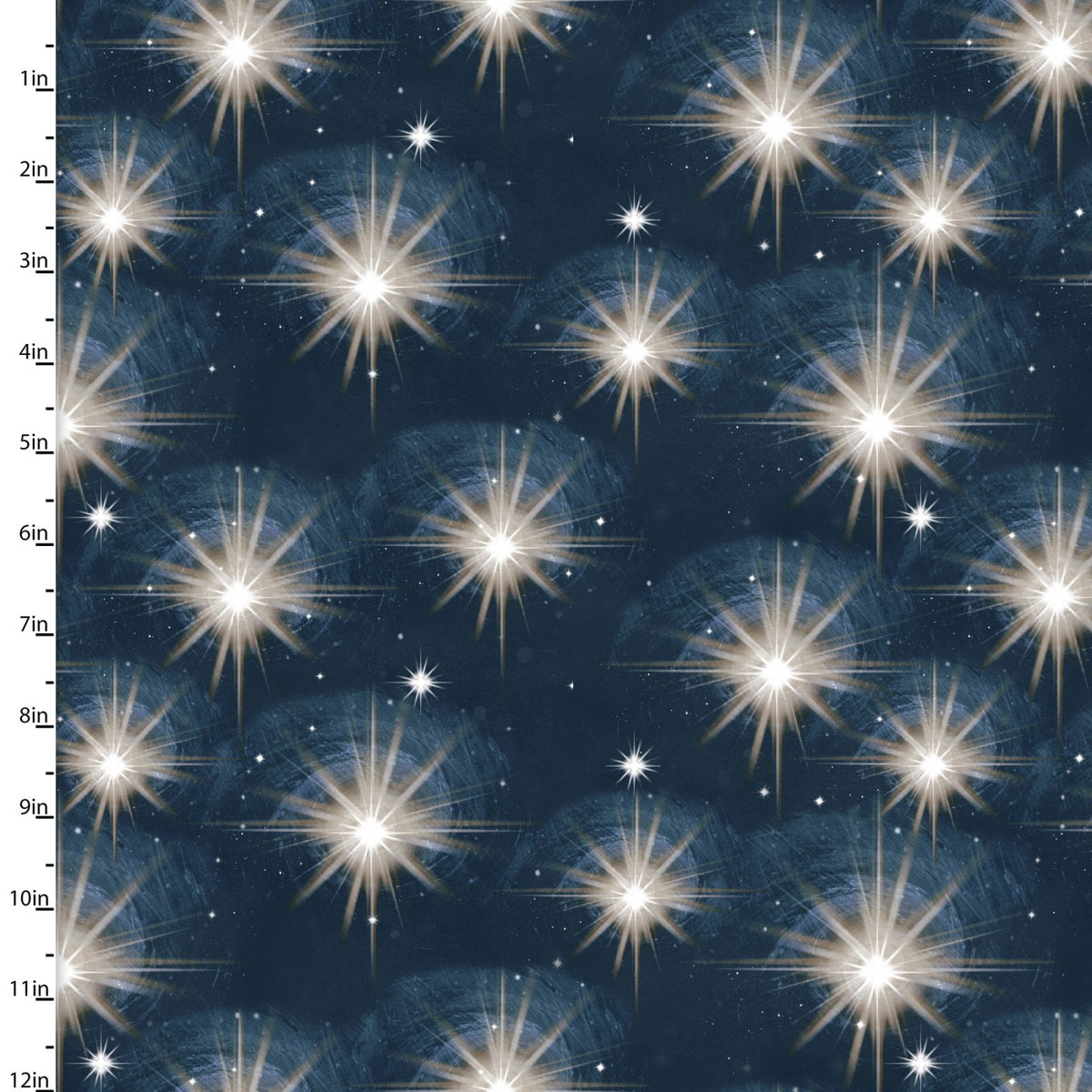 O' Holy Night Navy Northern Star Cotton Fabric – Heavenly Fabric Shop