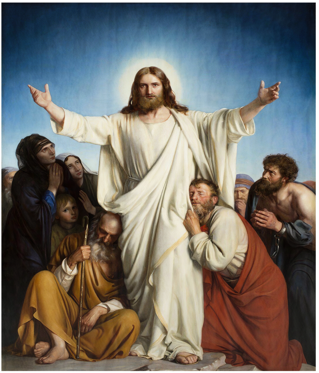 Masterpieces: Christus Consolator Cotton Fat Quarter Panel – Heavenly ...