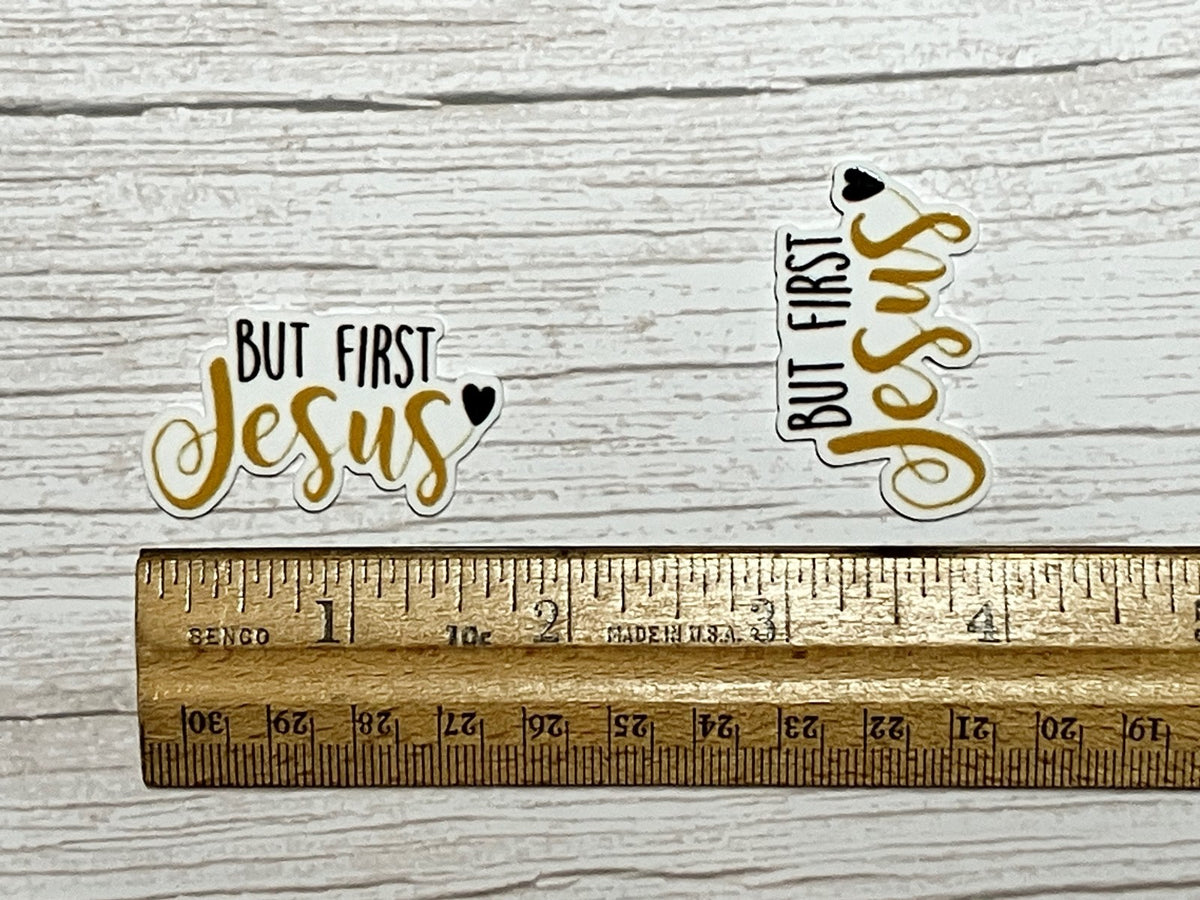 But First Jesus Planar Resin Flatback – Heavenly Fabric Shop