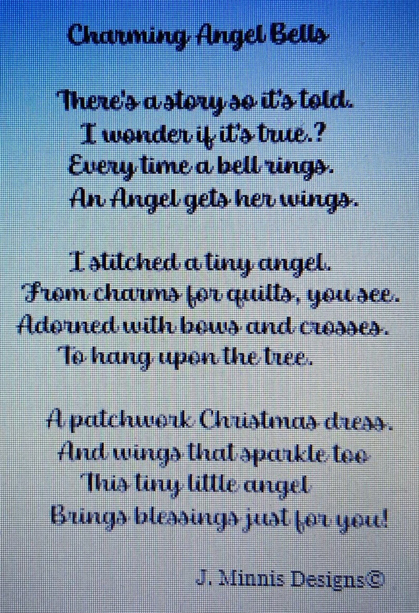 Charming Angel Bells Ornament Pattern – Heavenly Fabric Shop