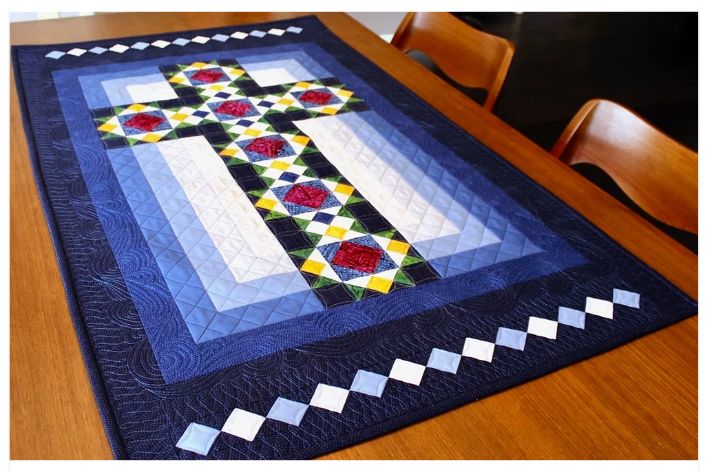 Cross In Window Quilt Pattern – Heavenly Fabric Shop