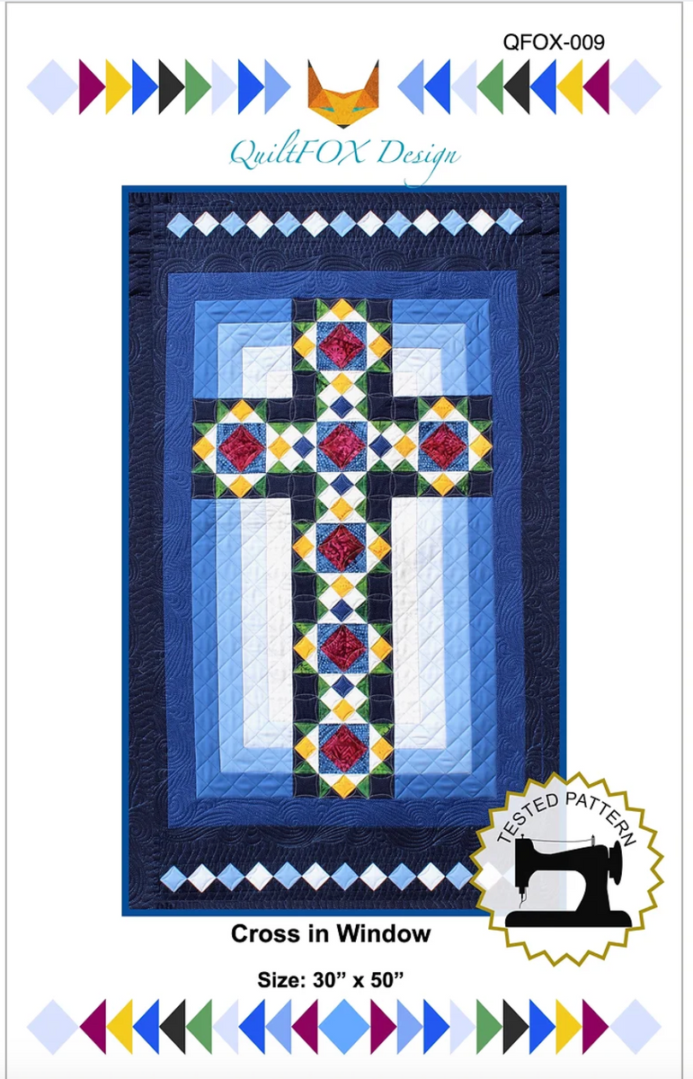 Cross In Window Quilt Pattern – Heavenly Fabric Shop