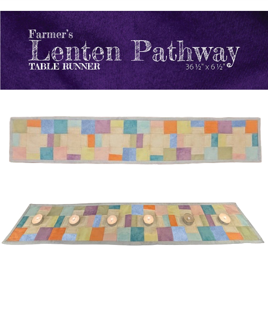 Farmer's Lenten Pathway Table Runner KIT – Heavenly Fabric Shop