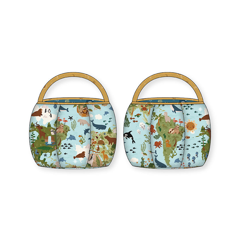 Created With Love Globe Bag Pattern – Heavenly Fabric Shop