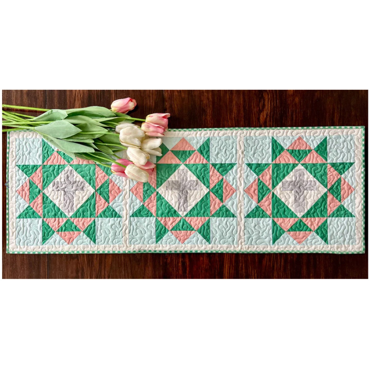 Rugged Cross Table Runner Pattern – Heavenly Fabric Shop