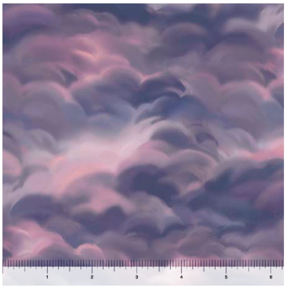 Spirit of the Heron Clouds Dark Blue Cotton Fabric – Heavenly Fabric Shop