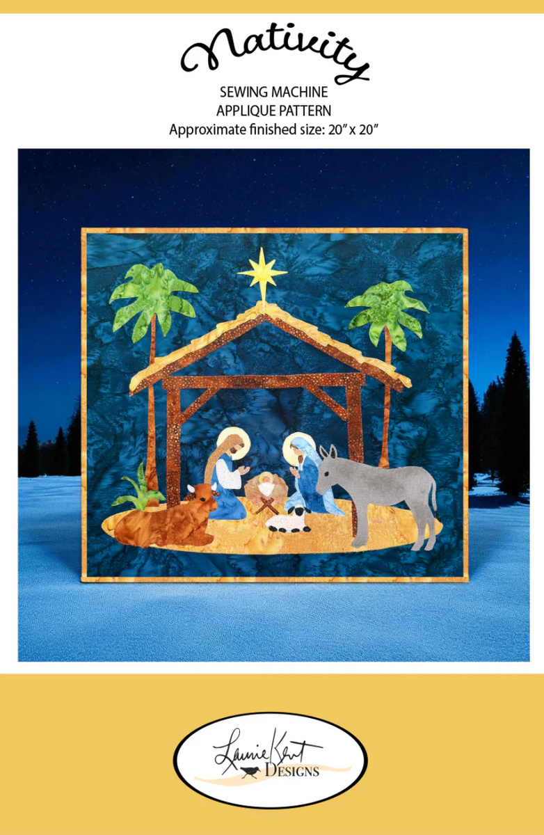 Nativity Applique Quilt Pattern – Heavenly Fabric Shop