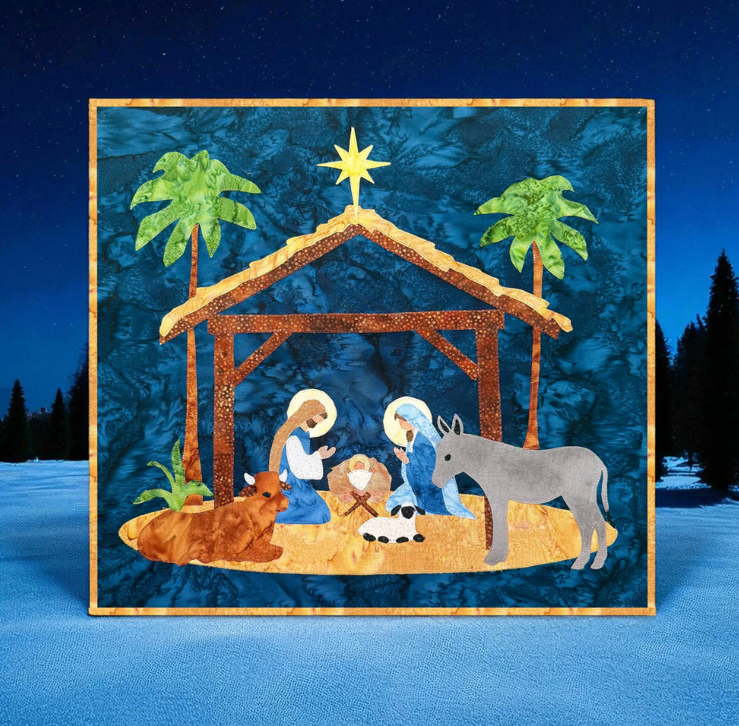 Nativity Applique Quilt Pattern – Heavenly Fabric Shop