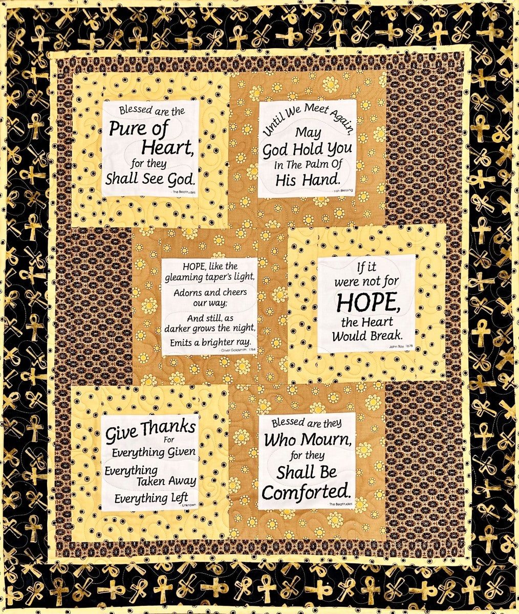 Survivor's Quilt Pattern & Fabric Panel Kit – Heavenly Fabric Shop