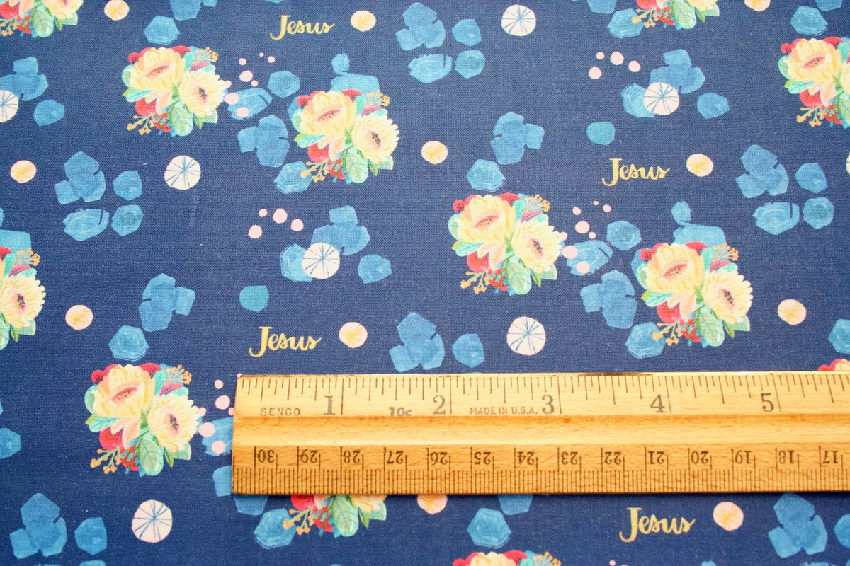He Is Risen Jesus Cotton Fabric – Heavenly Fabric Shop
